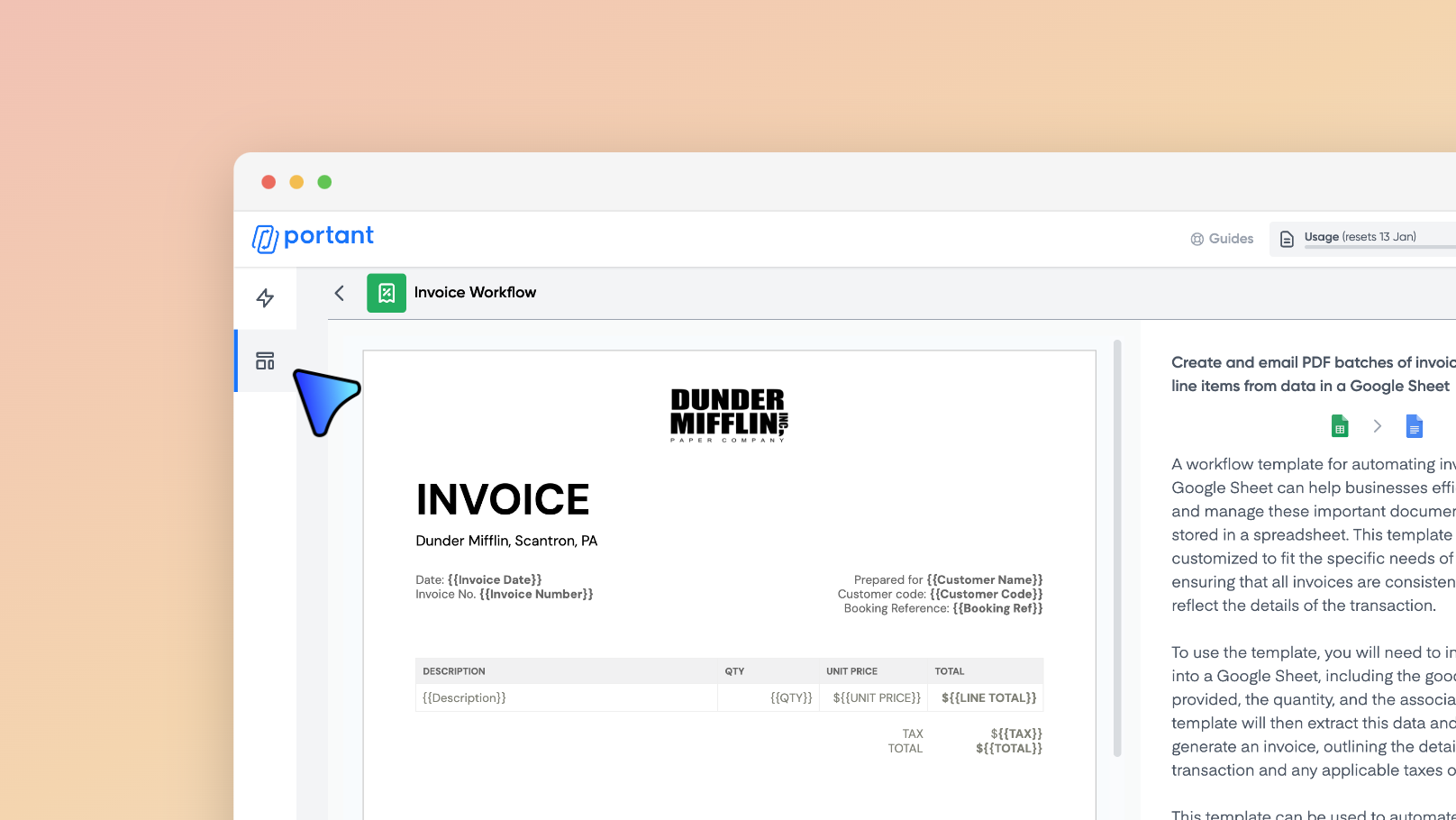 Invoice Workflow Template
